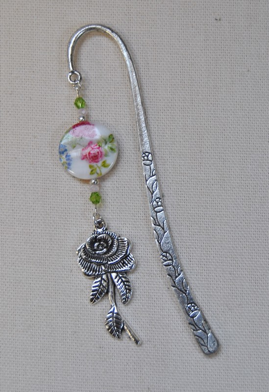 Marque-page ROSE - Fantaisies-pour-toutes